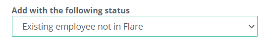 How To Add an Existing (Active) Employee – Flare HR